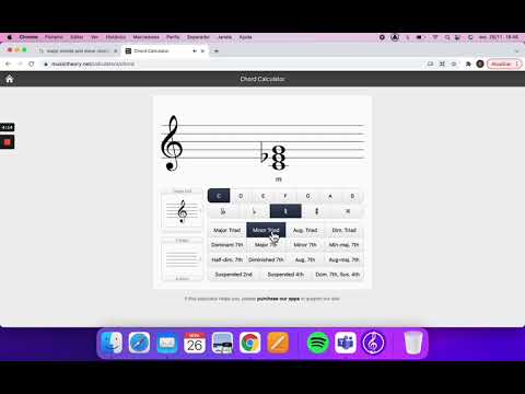 Acordes: Chord Calculator do Music Theory