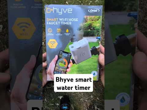 Installing the B-Hyve smart water timer! Remote watering ✅ for the hot days of summer in NJ #garden