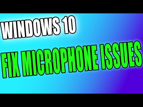 Fix Microphone Problems In Windows 10 Tutorial | Mic Not Working On PC Or Laptop