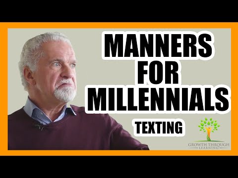 Manners for Millennials | Can texting explain context in communication?
