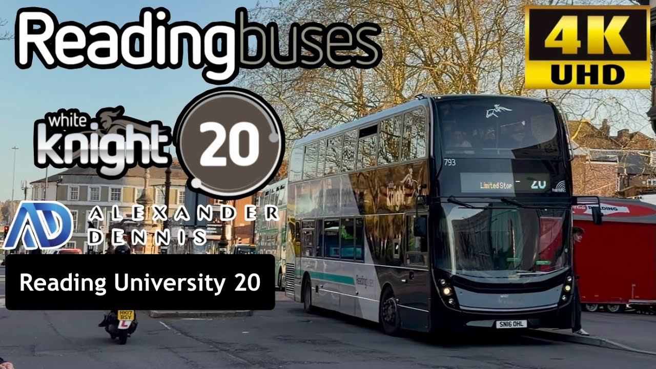 [Reading Buses: White Knight 20 Reading City Centre to University Express via Railway Station]
