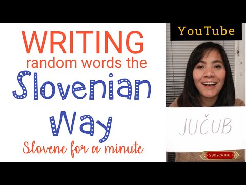 WRITING THESE WORDS THE SLOVENIAN WAY #Shorts