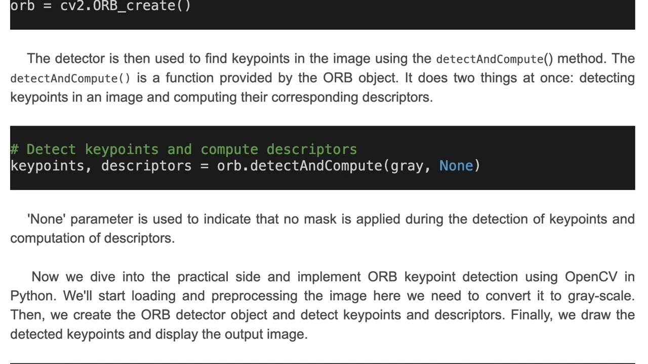 ORB Keypoint Detection Example with OpenCV
