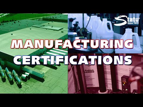 Quality, Safety, and Sustainability | State Industrial Certifications