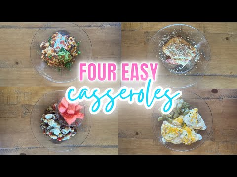 4 Tasty Casseroles | Easy and Delicious Meals | What's for Dinner | MEL COOP