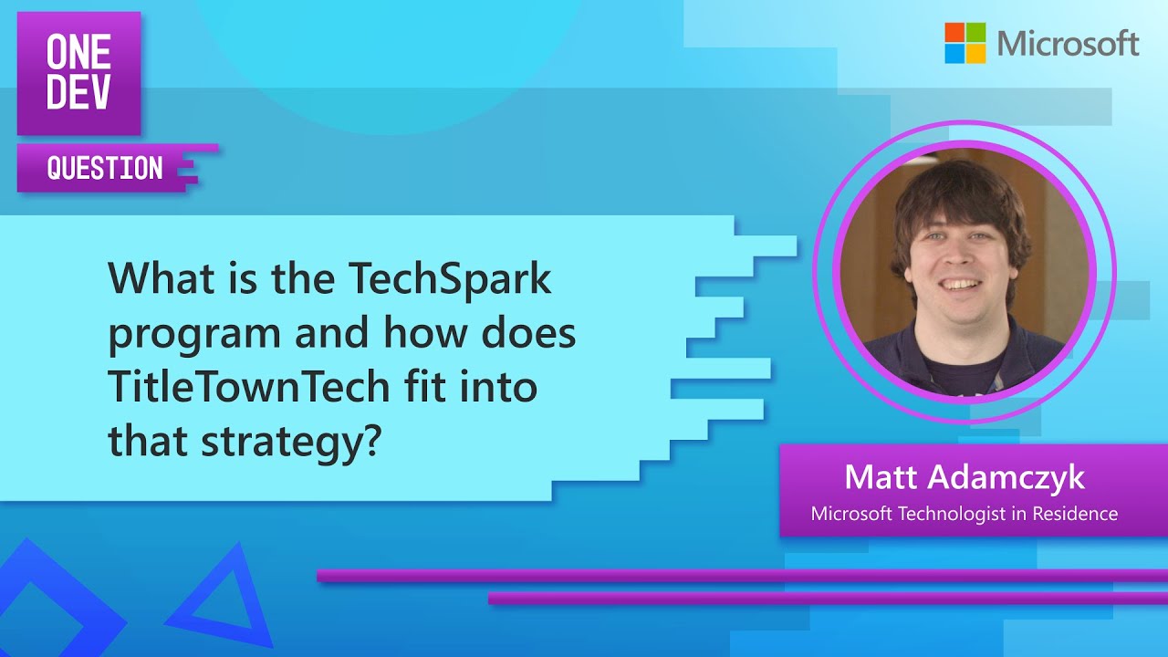 What is the TechSpark program and how does TitletownTech fit into that strategy?