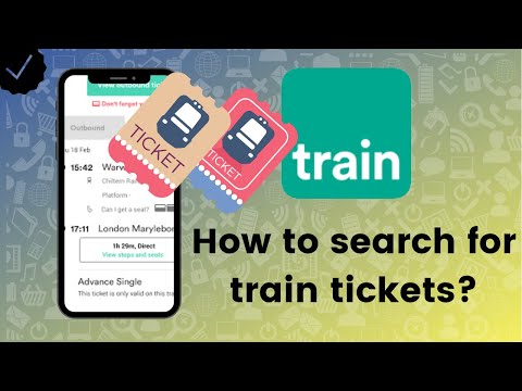 How to search for train tickets in Trainline?