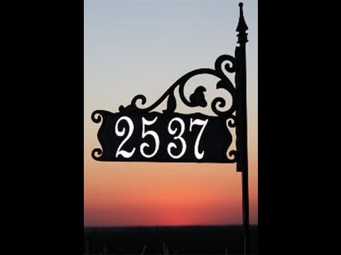 ADDRESS SIGNS - (Reflective) House Number Signs