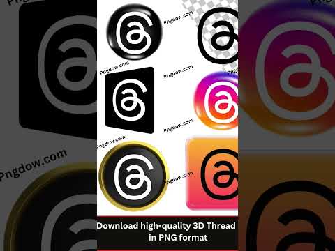 Download high-quality 3D Thread logos in PNG format #png #backgrounds #google #pngdow
