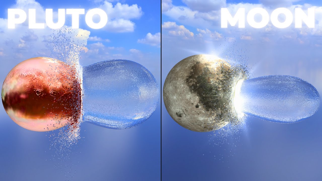 Water Pluto vs Planets