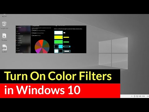 How to Turn On Color Filters in Windows 10?