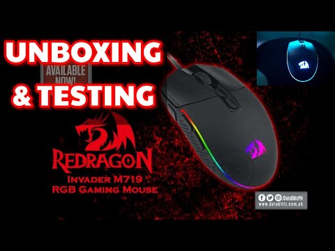 REDRAGON INVADER / BUDGET MEAL GAMING MOUSE UNBOXING & TESTING  🖲️