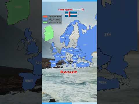 Is your country bigger than South Korea? Comment below! (European edition)