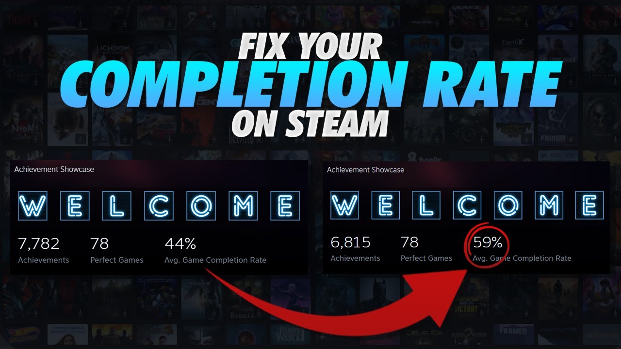 Secret Tip to Increase your Average Completion Percentage on Steam
