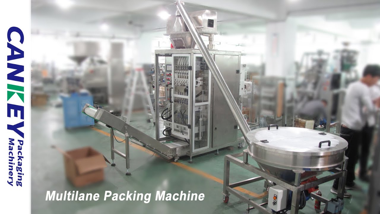 Multilane Sachet Packaging Machine Video (High Speed)