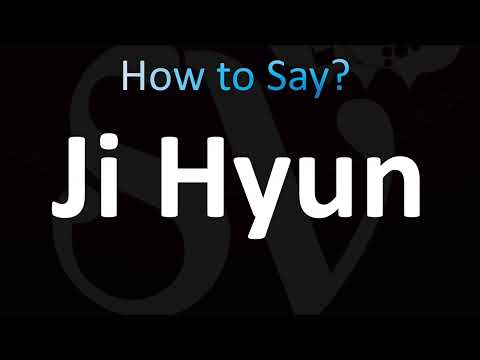 How to Pronounce ''Ji Hyun'' (Korean)