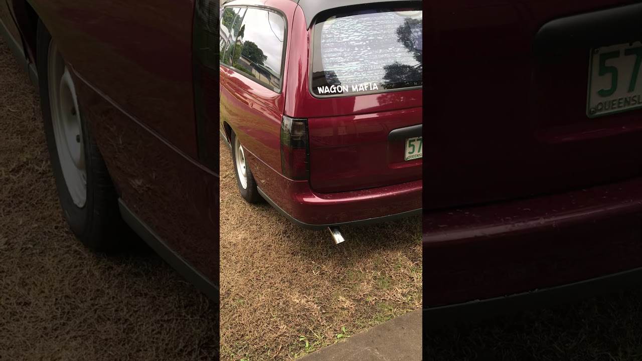 VT wagon rear muffler delete