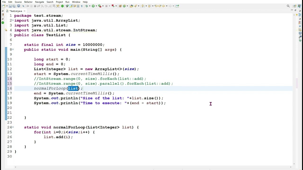 Performance of Java normal for loop vs Stream forEach vs Stream Parallel forEach