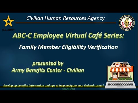 ABC-C Employee Virtual Benefits Cafe - Family Member Eligibility Verification (November)