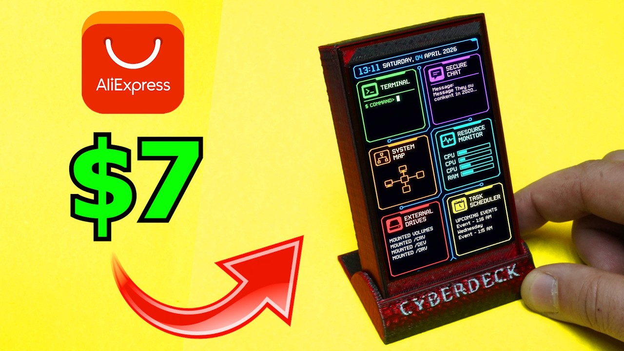 ESP32 Cyberdeck - Multiple Apps on One Device
