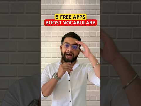 5 Free Apps to Boost Vocabulary 🚀 #vocabulary #duolingo #memrise #quizlet #shorts