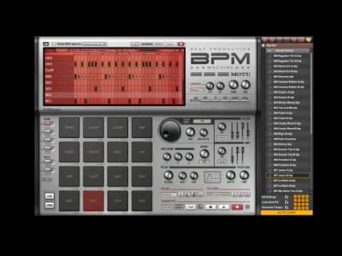 MOTU BPM Advanced Urban Rhythm Instrument – Synthtopia