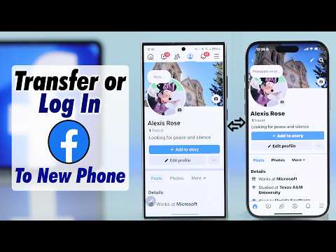 How to Transfer Log in Facebook to a New Phone!