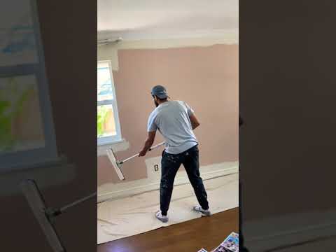 How to paint fast with a roller