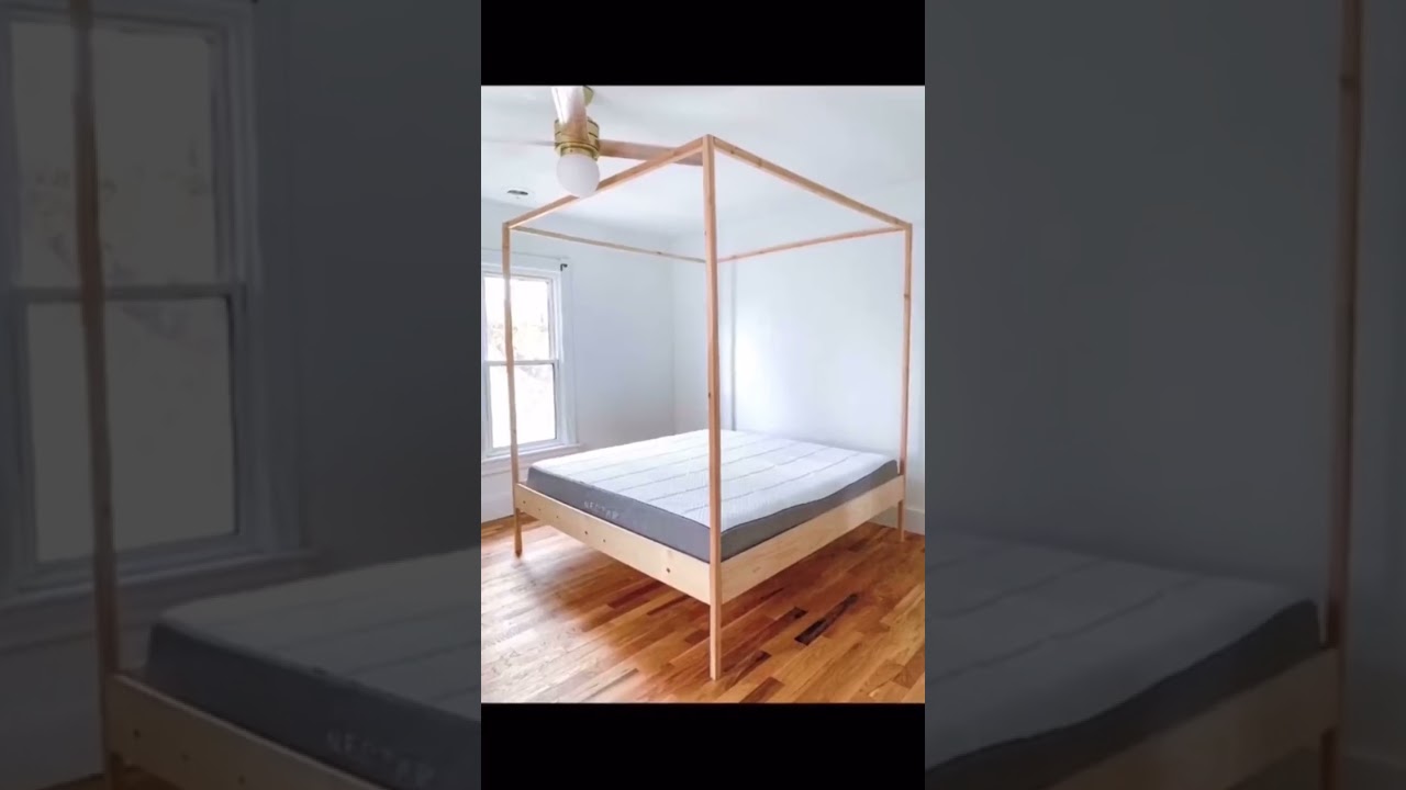 DIY King Size Canopy Bed