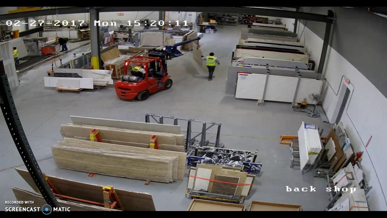 Slab Accident Travertine