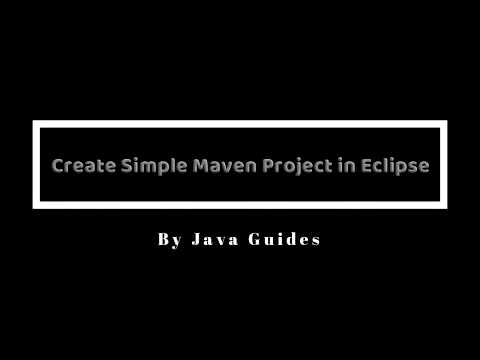 Learn Create a Simple Maven Project in Eclipse - Mind Luster