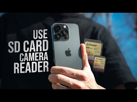 How to Use SD Card Camera Reader for iPhone (tutorial)