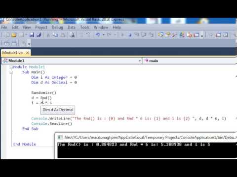 VB random number generatin 1 to 6