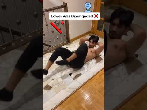 Bicycle Crunches: Common MISTAKE #shorts
