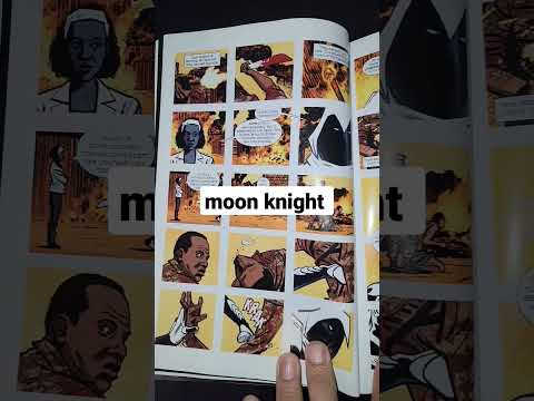 Moon Knight graphic novel flip through #marvelcomics #comics #moonknight #graphicnovels #comicbooks