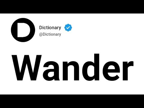Wander Meaning In English