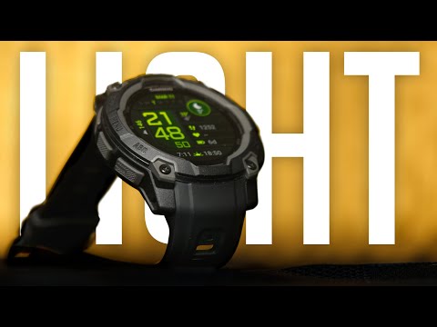 Garmin Instinct 3 Solar (50 mm) — Black/Charcoal GPS Smartwatch