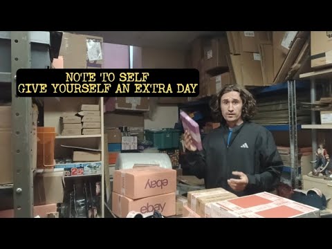 Pack ebay orders with me - Holiday mode tip : give yourself a day extra to catch up with work.