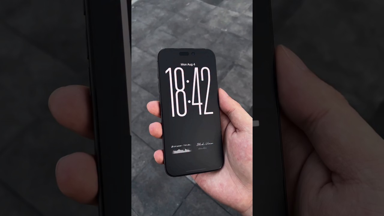 Animated Dark Live Wallpaper 😍 for iPhone Lock Screen with Depth Effect | Aesthetic iOS Setup 💥