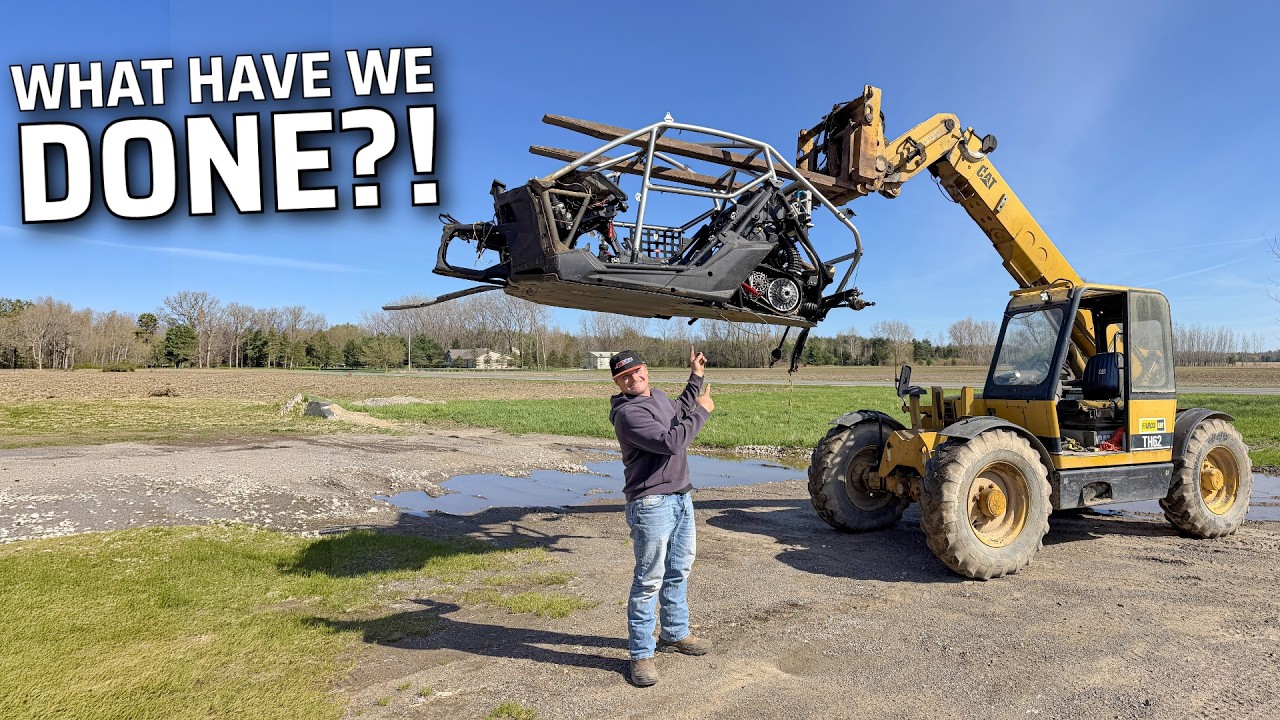 Our NEW Maverick X3 race car gets FULLY STRIPPED for CA Tech!