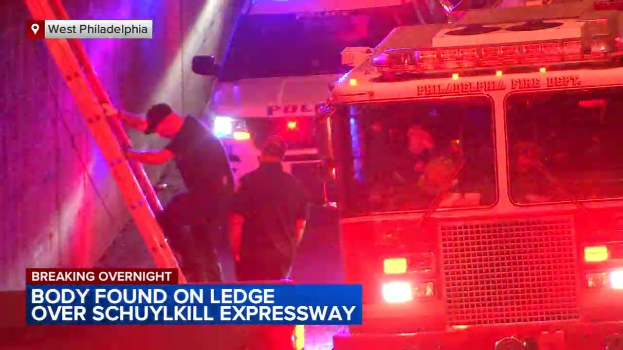 Body found on ledge over Schuylkill Expressway in West Philadelphia