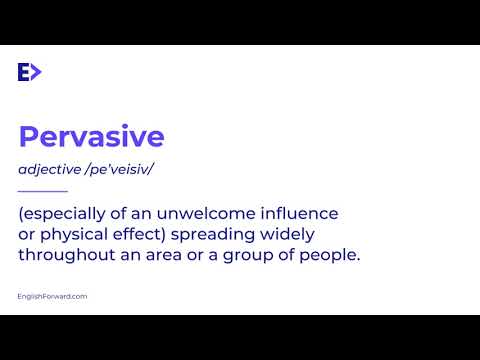 How to Pronounce Pervasive | Definition | Example