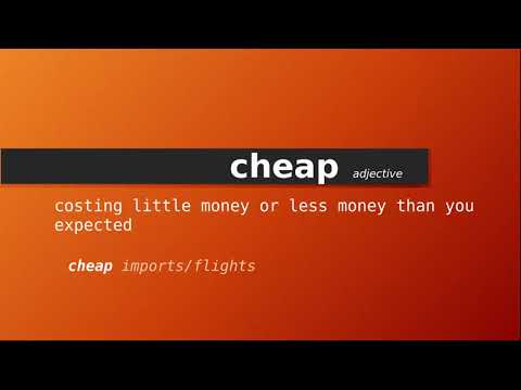 cheap , Meaning of cheap , Definition of cheap , Pronunciation of cheap