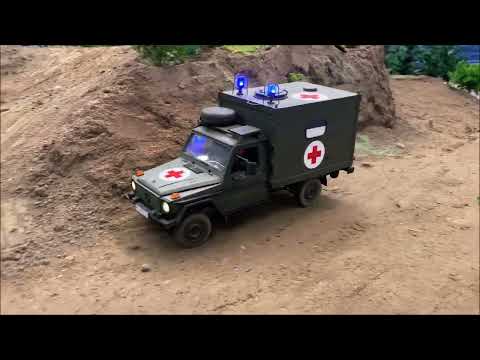 German Army - Bundeswehr - Mercedes Benz "Sanwolf" scratch build in 1/16 scale radio control #rc