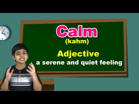 Synonyms for Words | Calm
