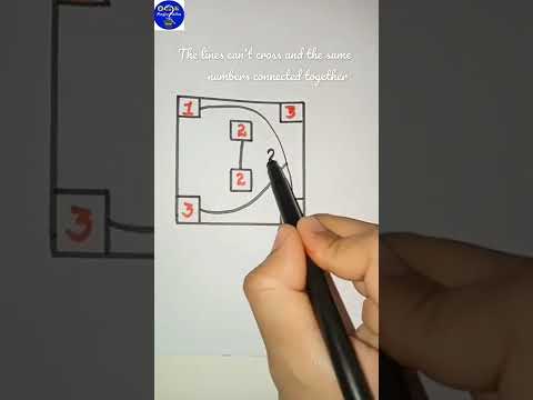 connect lines from 1 to 1, 2 to 2 and 3 to 3 to solve it!#math #tutor #youtube #learning #shorts