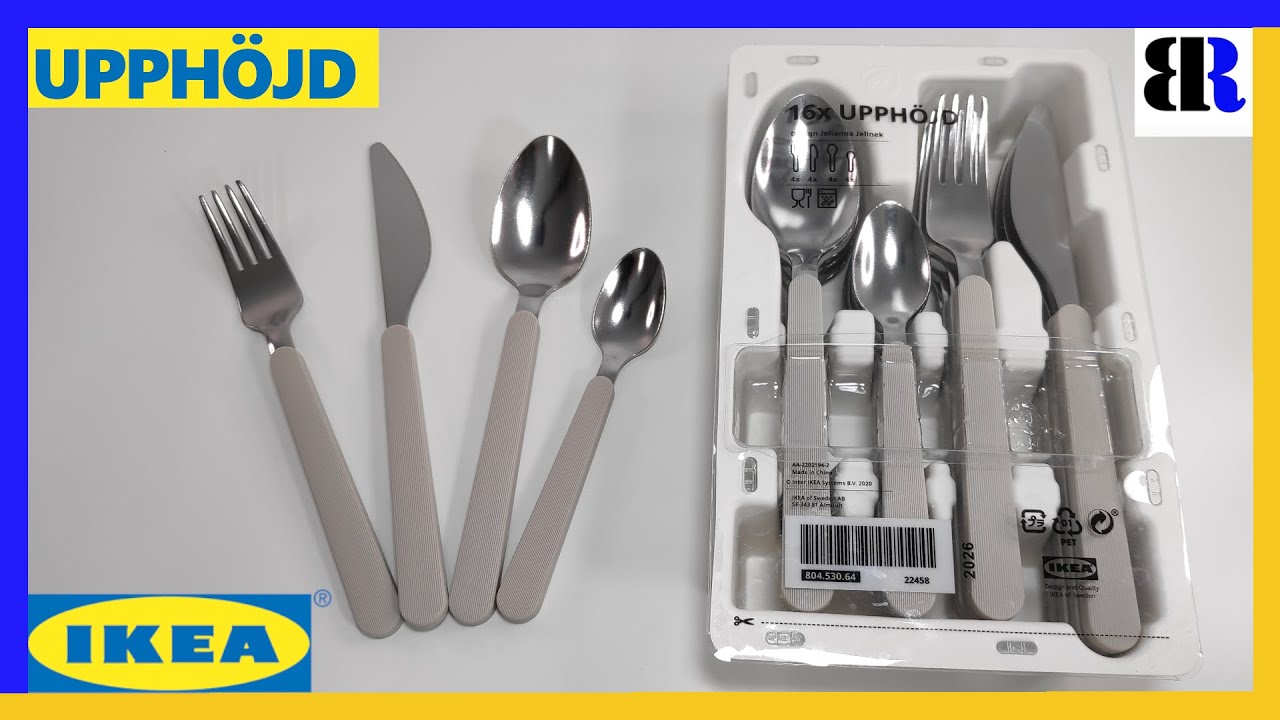 IKEA Cutlery Set UPPHÖJD | IKEA Unboxing | 16-piece cutlery set
