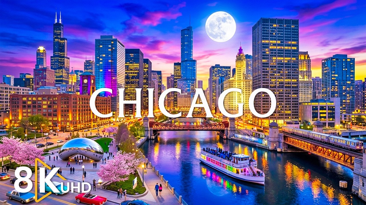 Chicago 8K Skyline – This City Will Blow Your Mind | Willis Tower & Lake Michigan