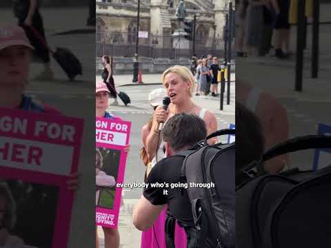 Esther Rantzen's daughter Rebecca Wilcox makes impassioned assisted dying speech outside parliament