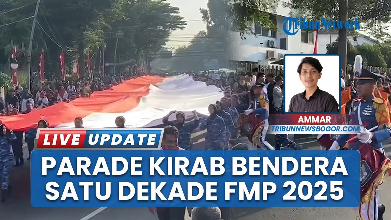 Melihat Kirab Bendera Merah Putih Raksasa 500 Meter, Satu Dekade FMP ...